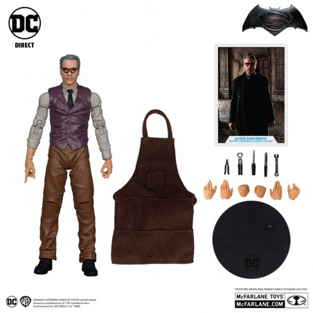Alfred Pennyworth Baman vs Superman Dawn of Justice McFarlane DC Multiverse