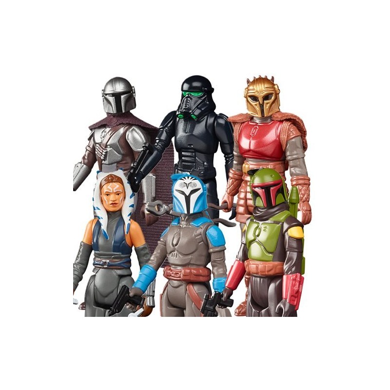 The Mandalorian Retro Collection Wave 2 completa Star Wars
