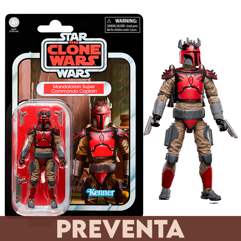 [PREVENTA] Mandalorian Super Commando Captain Clone Wars Star Wars The ...