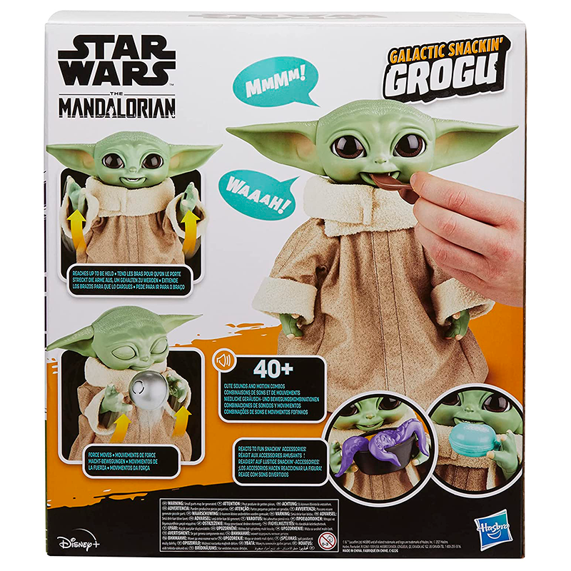 [Caja con daños] Animatronic 2021 Galactic Snackin’ Grogu Star Wars ...