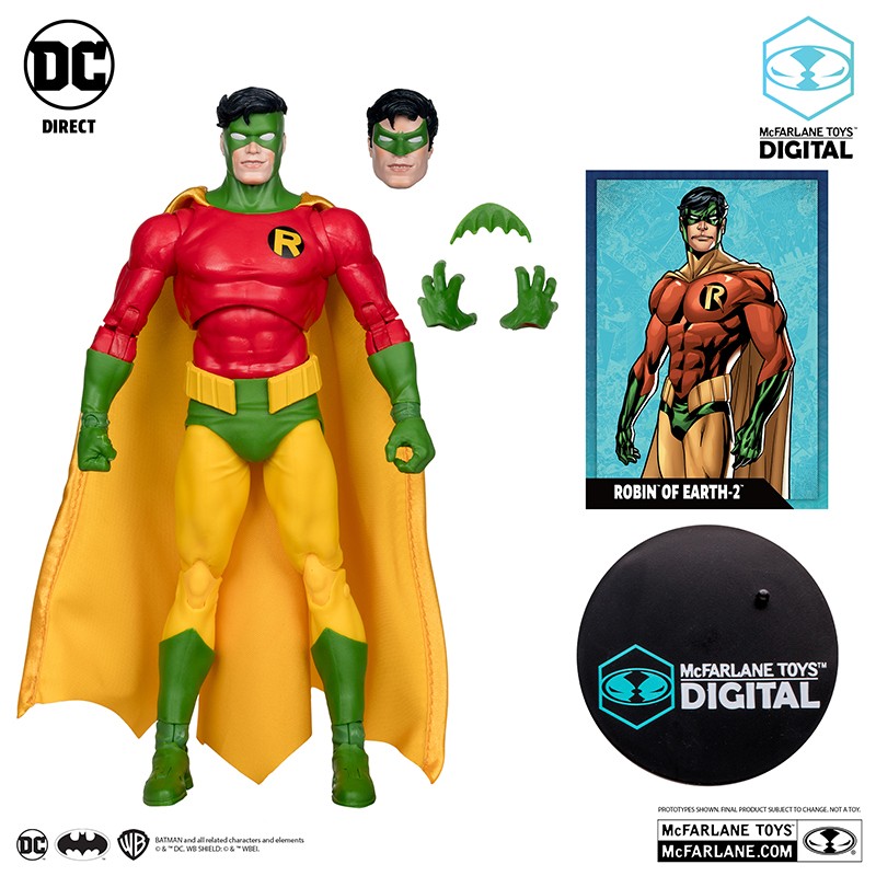 Robin of Earth-2 Crisis on Infinite Earths + McFarlane Toys Digital ...